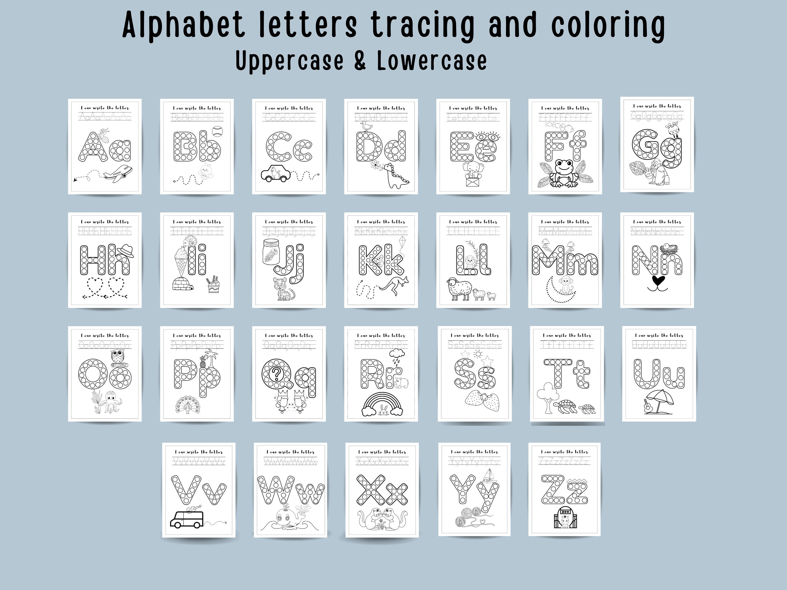 Toddler Dot Marker Worksheet Bundle Number Tracing Maths Handwriting ...