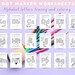 Dot Alphabet Tracing Letters Dot Marker Worksheet Upper an Lower Case ...