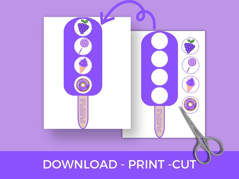 Color Matching Activity Book for Kids Color Sorting Activity Busy Book ...