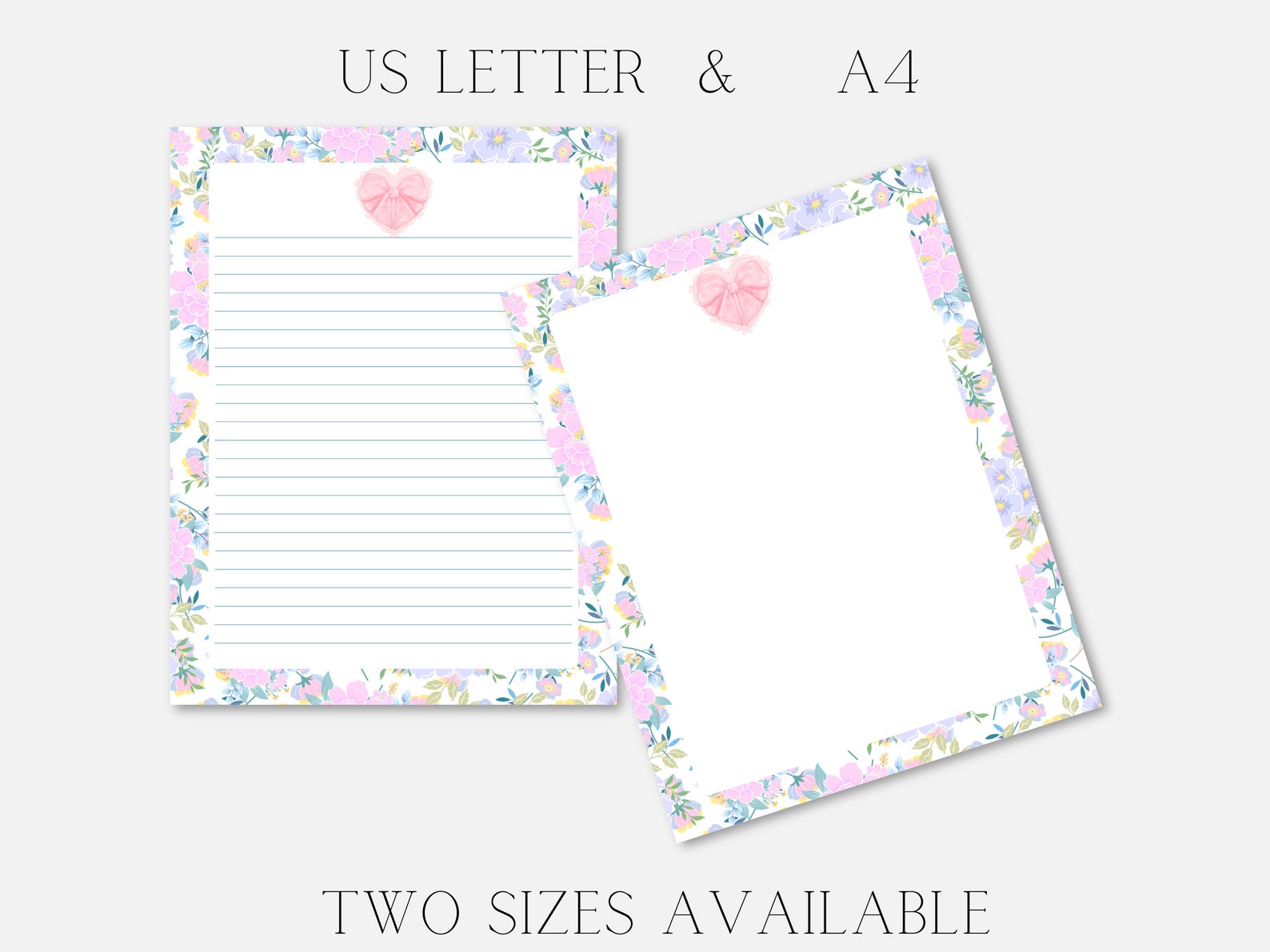 Stationary Printable Stationary Letter Writing Lined Paper Printable ...