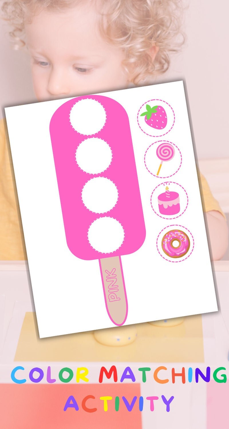 Montessori Color Activity for Learning Colors Game Interactive Color ...