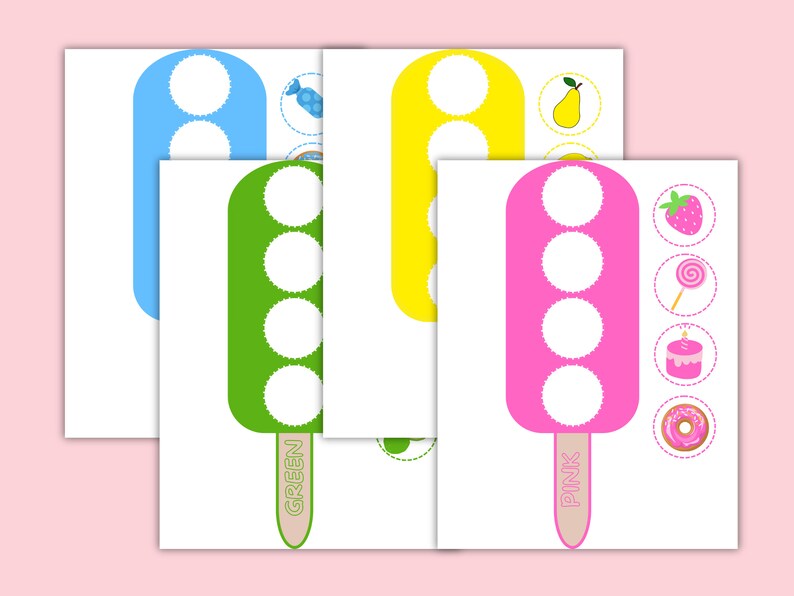 Color Matching Activity Book for Kids Color Sorting Activity Busy Book ...