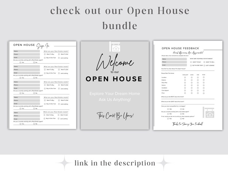 Editable Open House Feedback Form Template for Real Estate Buyer ...