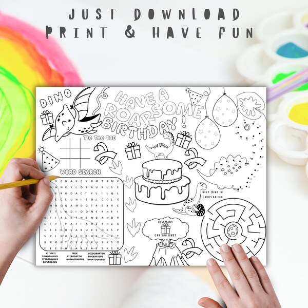 Dinosaur Birthday - Etsy