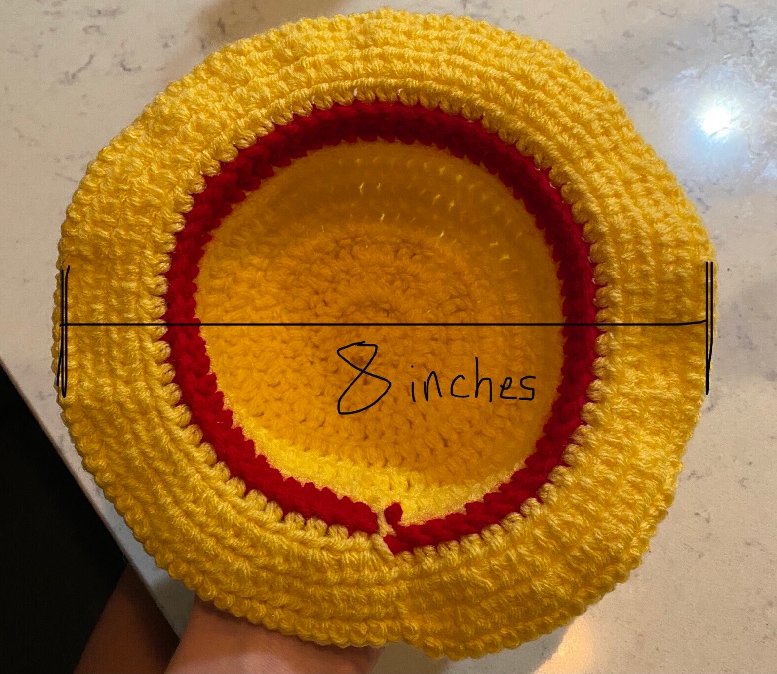 Luffys Crochet Straw Hat - Etsy