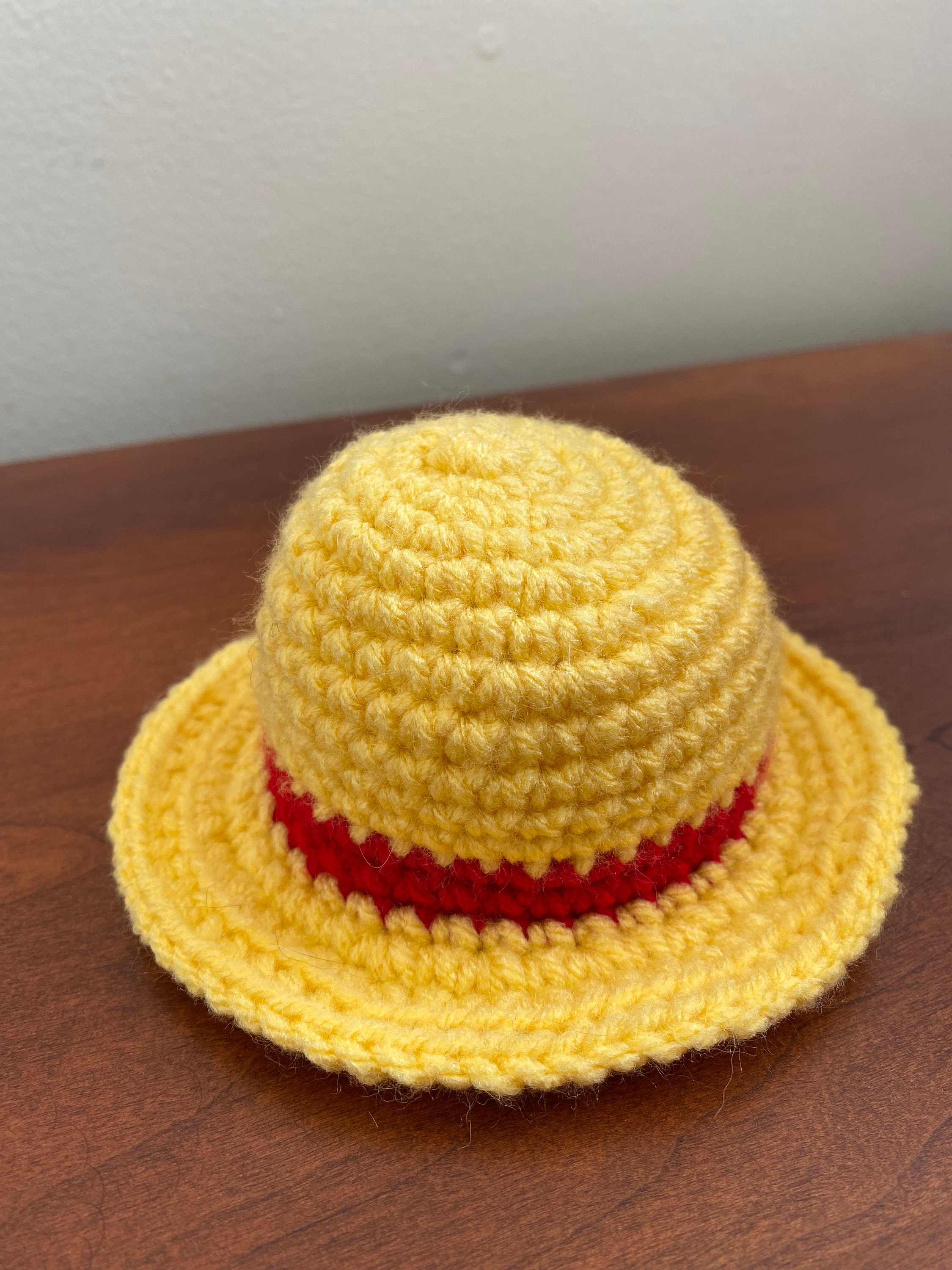 Luffys Crochet Straw Hat - Etsy