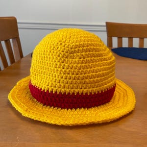 Luffy’s Crochet Straw Hat - Etsy