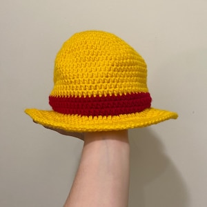 Luffy’s Crochet Straw Hat - Etsy