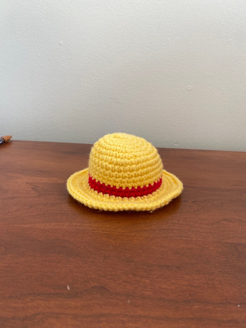 Luffy’s Crochet Straw Hat - Etsy