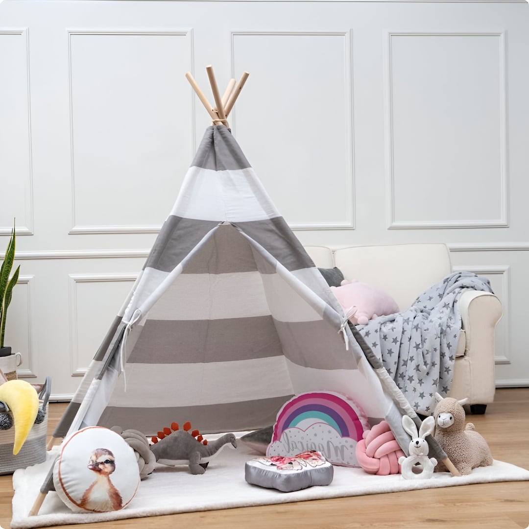 Teepee Indoor Teepee Tipi Tent Kids Kid Tent Play Teepee - Etsy