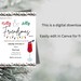 Editable Holly Jolly FRIENDSMAS Party, Christmas Party, Holiday Party ...