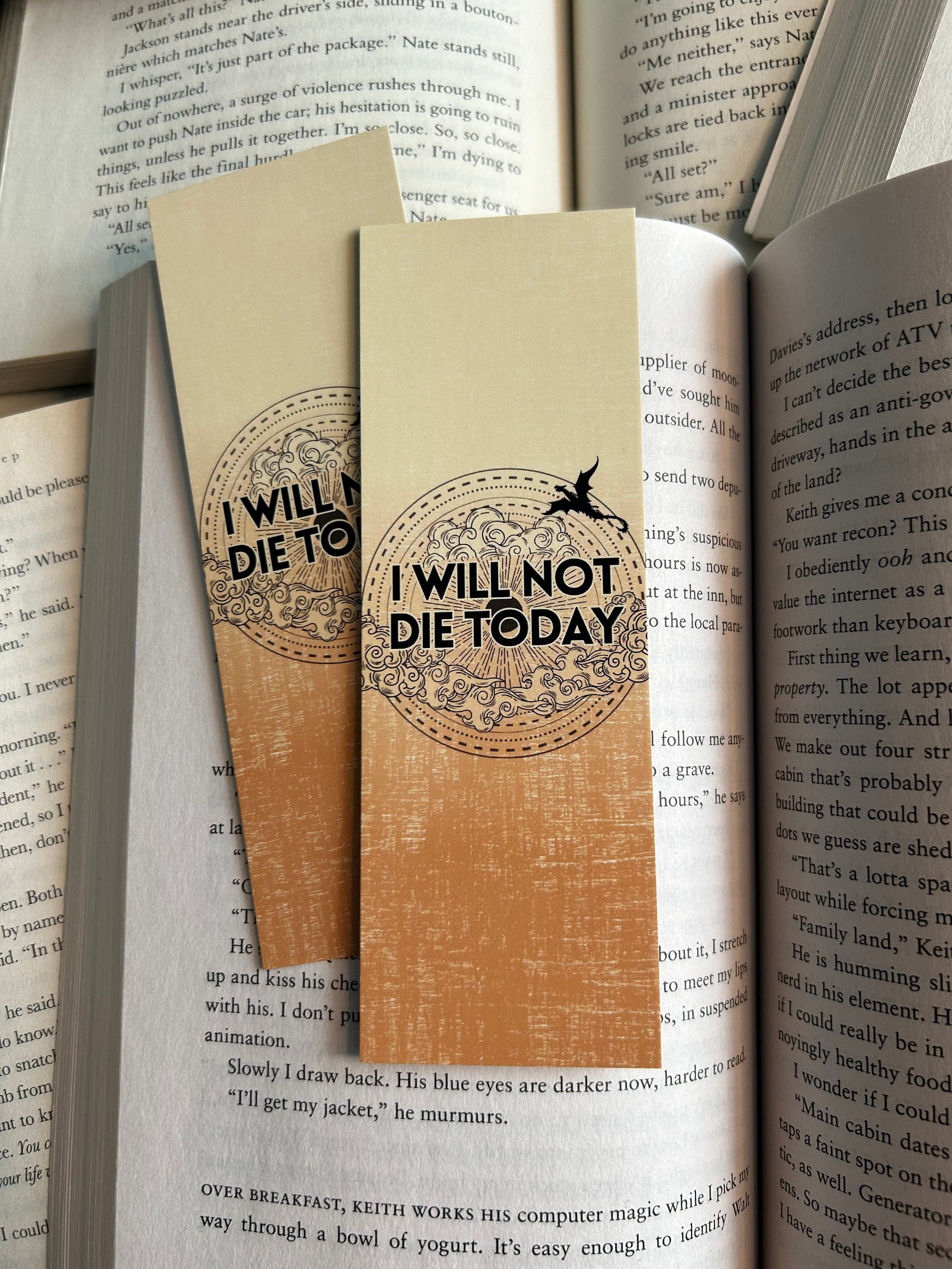 Fourth Wing by Rebecca Yarros Bookmark Booktok Bookmark - Etsy