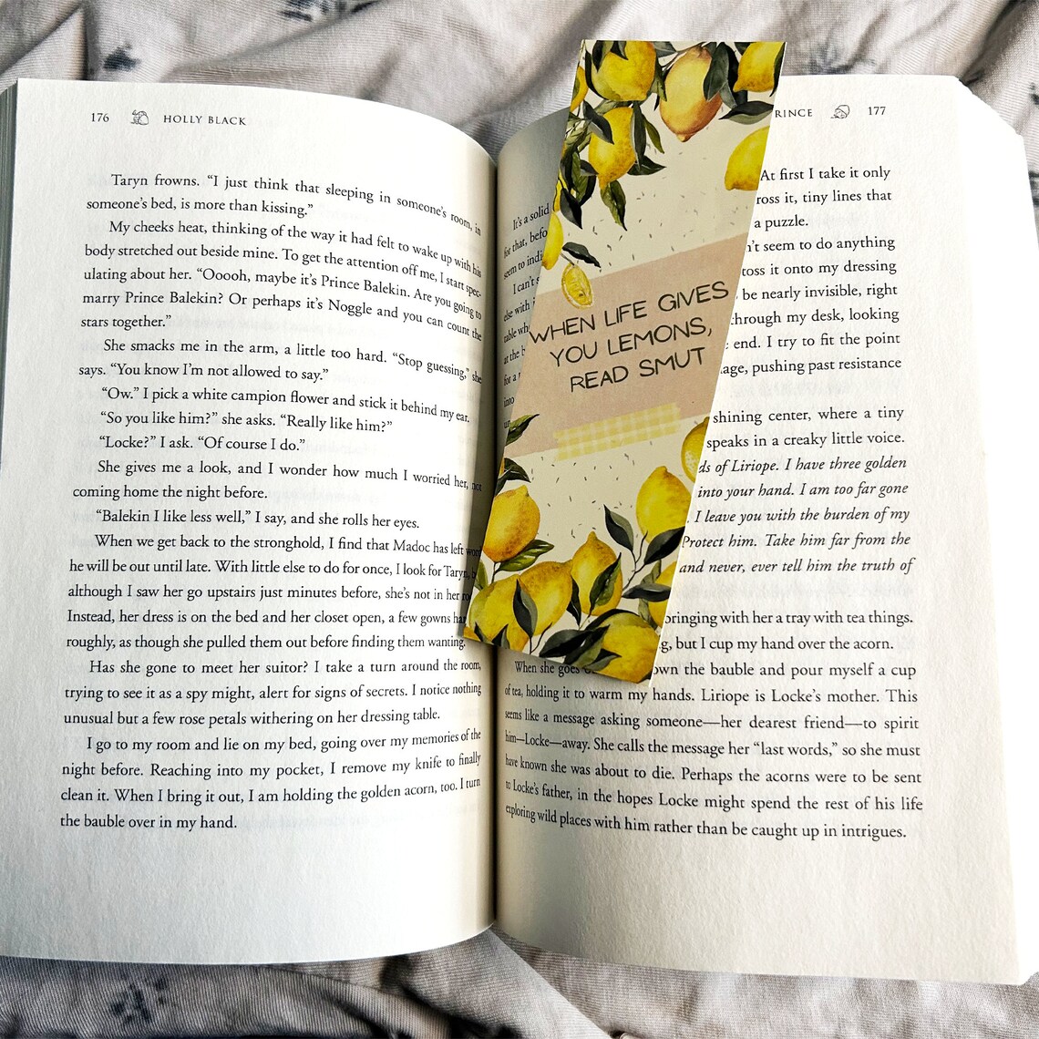When Life Gives You Lemons Smut Bookmark Booktok Bookmark Book ...