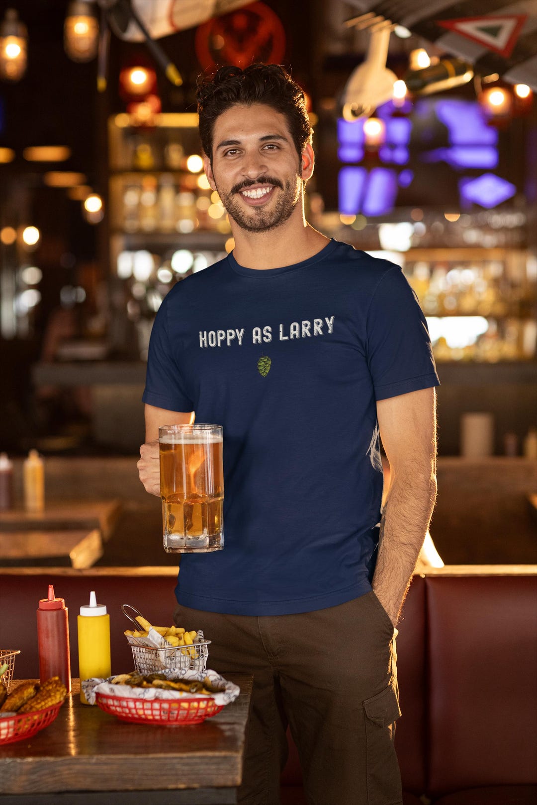 Hoppy as Larry T-shirt, Funny Beer Lover Tee - Etsy
