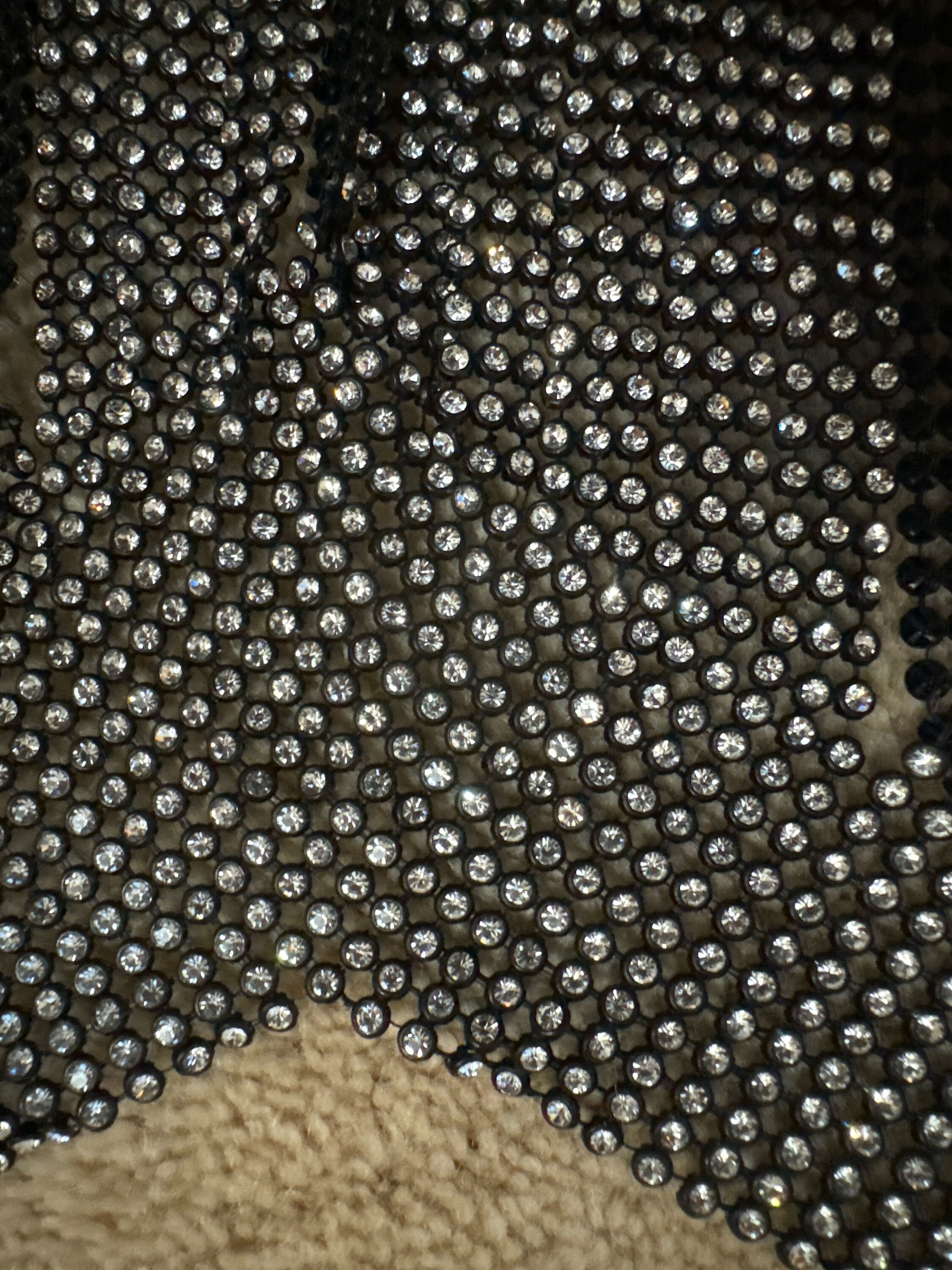 Crop Top, Swimwear Top, Bikini Top, Rhinestone Bikini, Diamanté Bikini ...