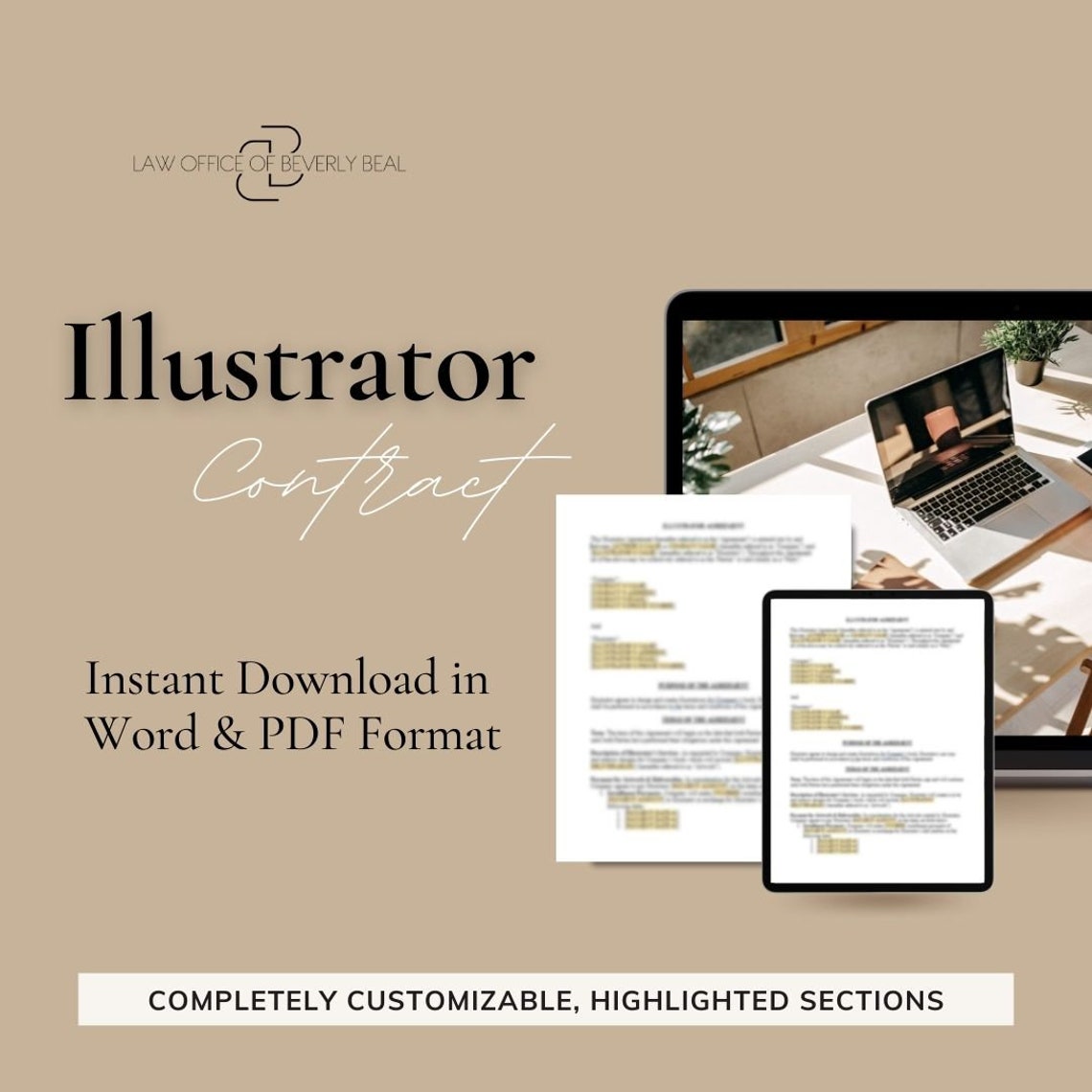 Illustrator Contract - Etsy