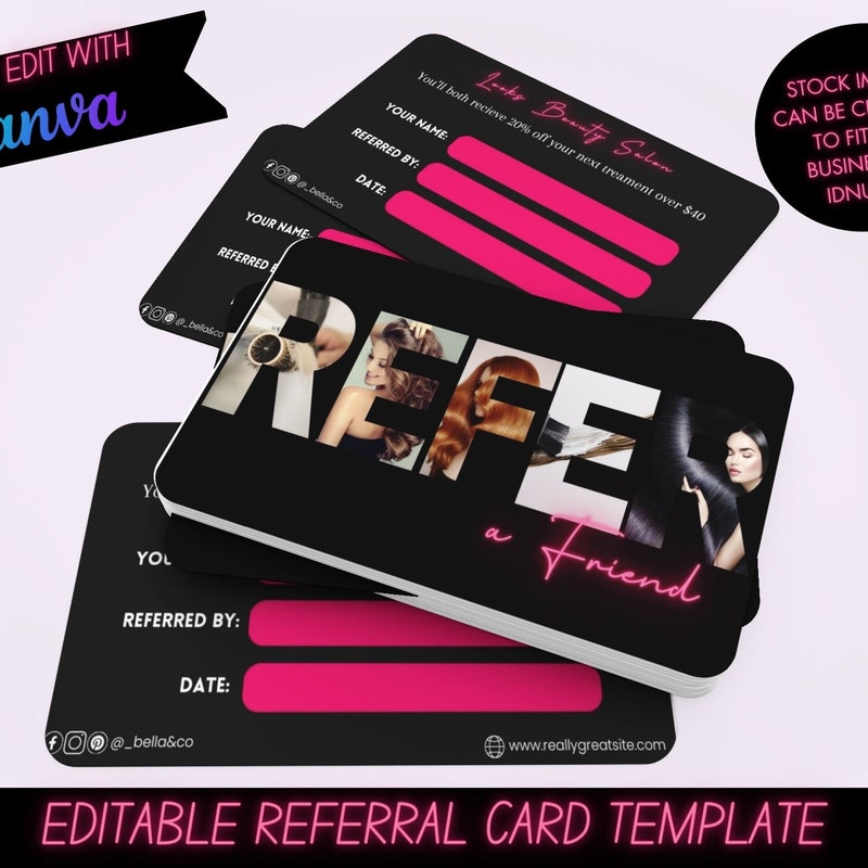 Referral Card - Etsy