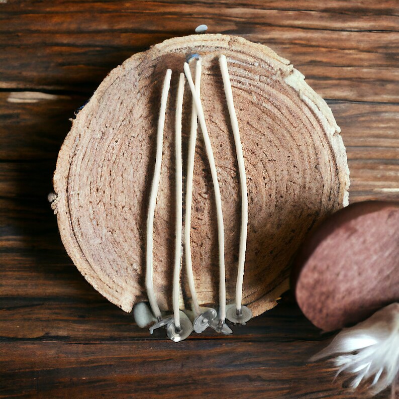 Sample Square Braid Cotton Wick Tester Pack for Beeswax Candles 5 X 3 ...