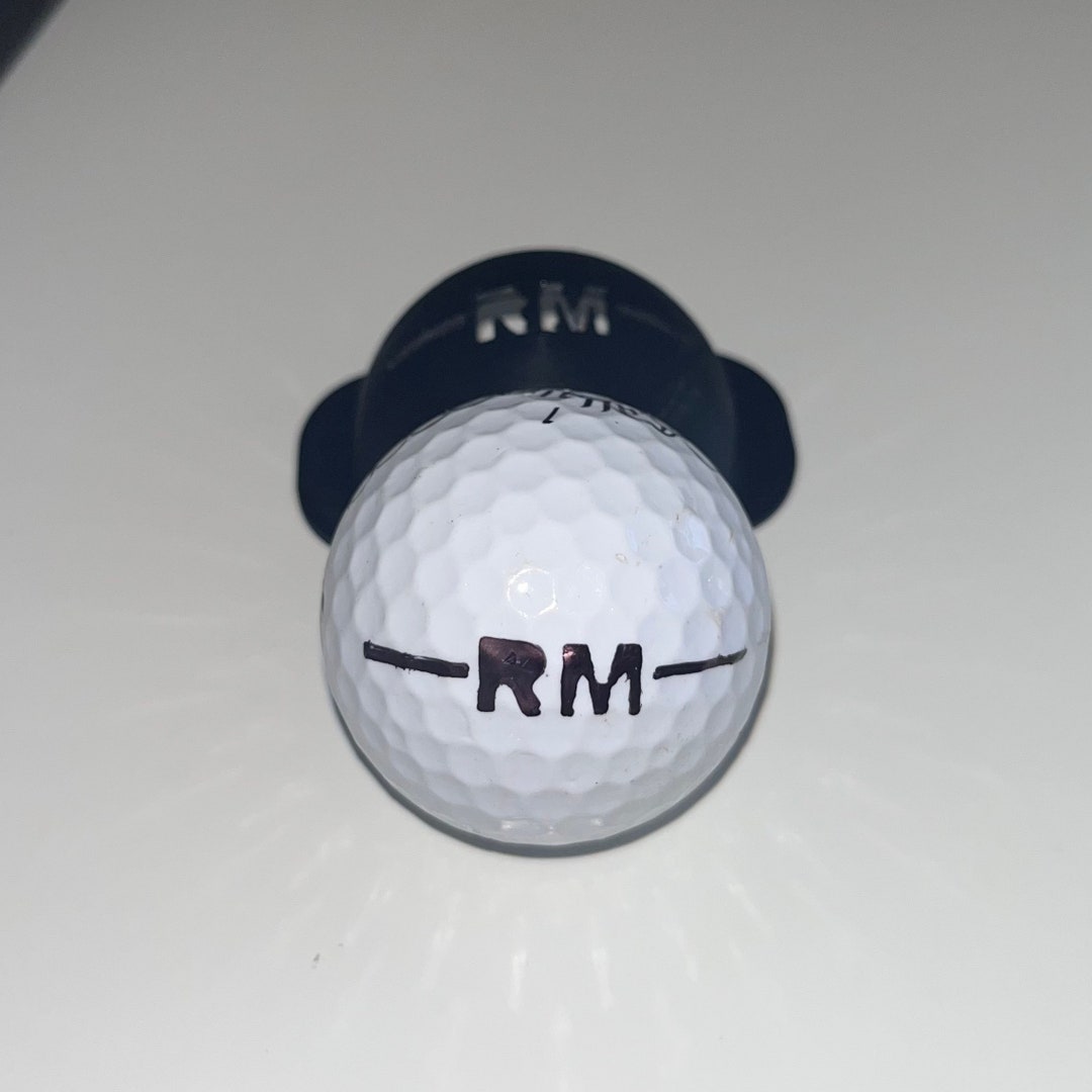 Custom Golf Ball Marker/stencil Name/initials Perfect Golf Gift Golf ...