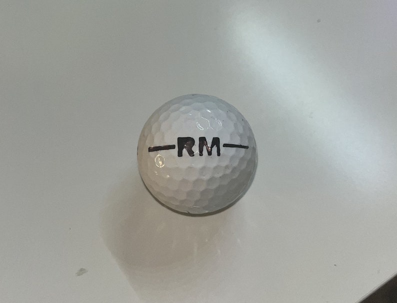 Golf Ball Name/initials Stencil Fully Customisable - Etsy