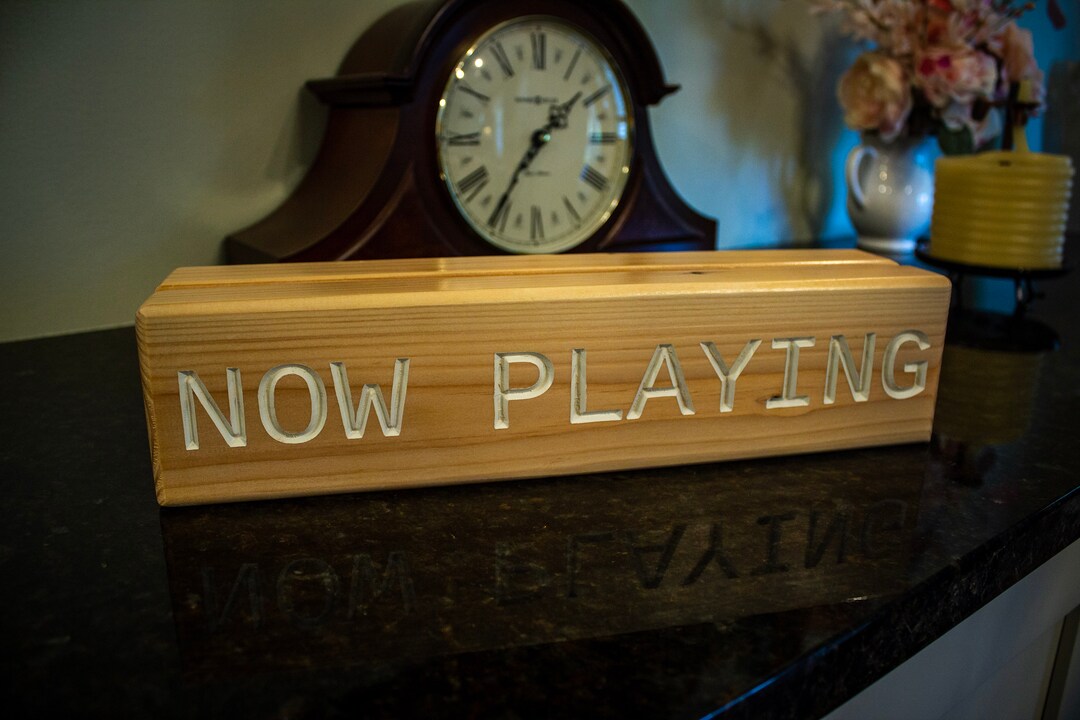 Douglas Fir Vinyl Record Stand, Now Playing Album Display - Etsy
