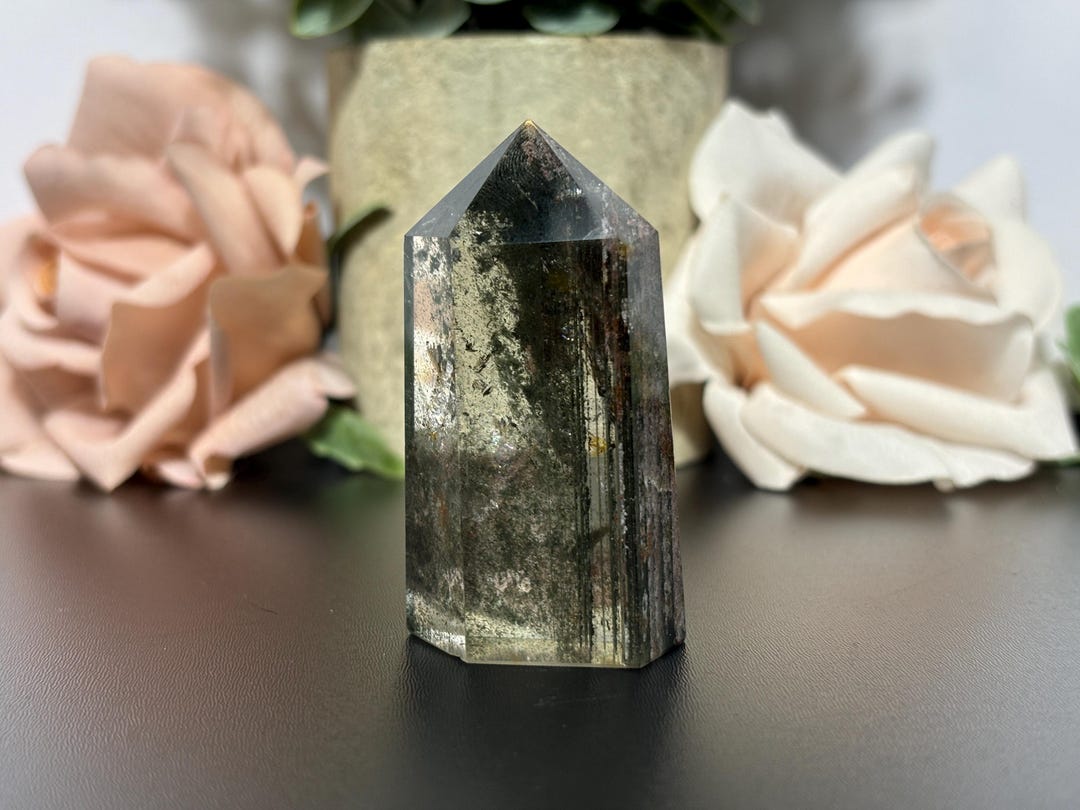 Small Garden Quartz Point With Phantoms Garden Quartz Crystal Point ...