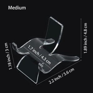 Heart Stand Crystal Holder Stands for Crystal Display Medium Acrylic ...