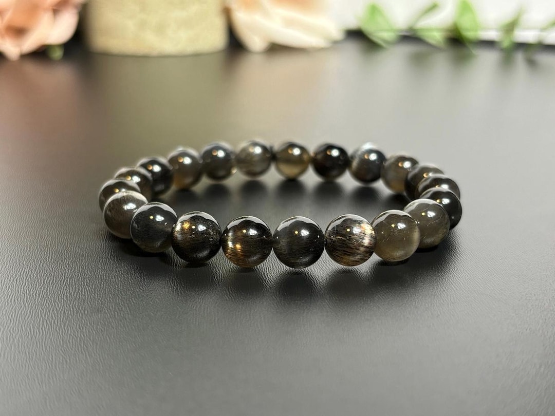 Highest Grade Skeletal Black Moonstone With Sunstone Inclusions and ...