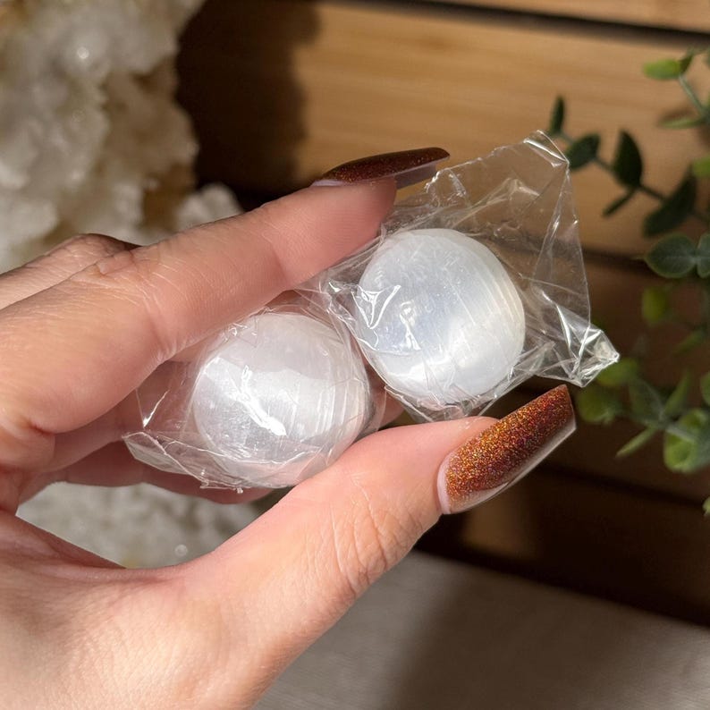 Selenite Tumbled Stone White Selenite Polished Satin Spar Crystal ...