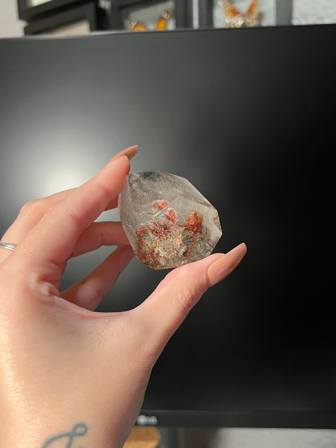 Red Garden Quartz Freeform - Etsy