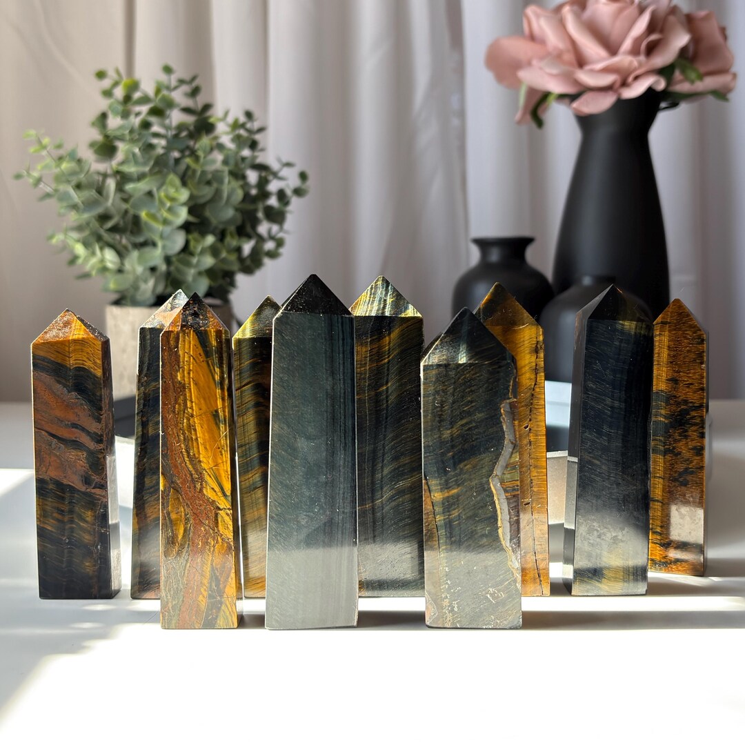 Blue Tigers Eye Obelisk Pick Your Own High Quality Blue Tigers Eye ...