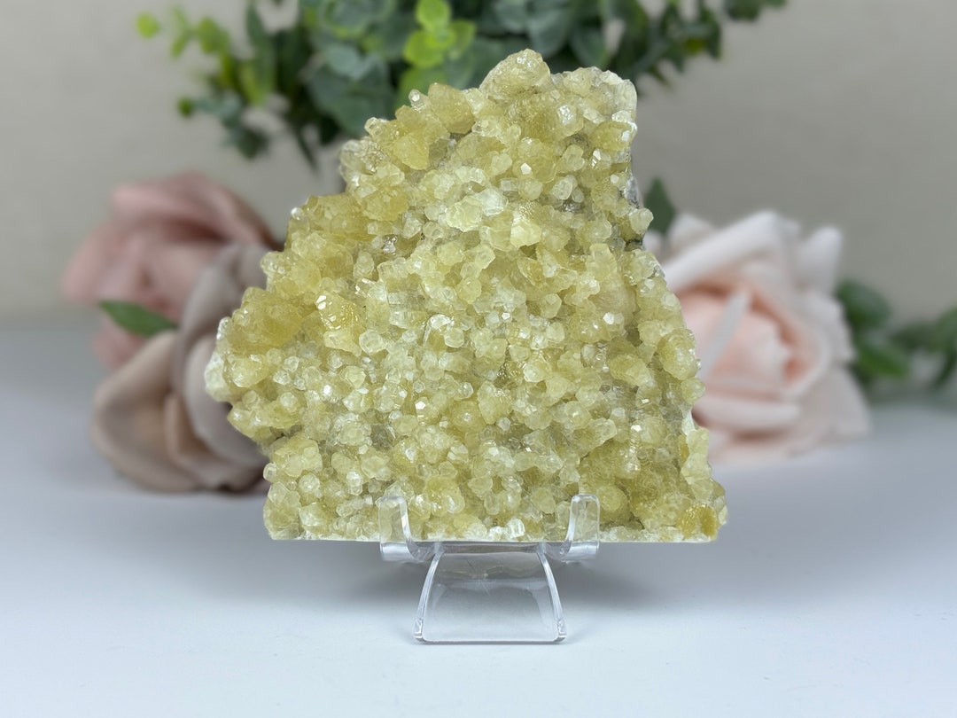 Very Rare Stepped Calcite Cluster From Anhui Etched Elestial ...