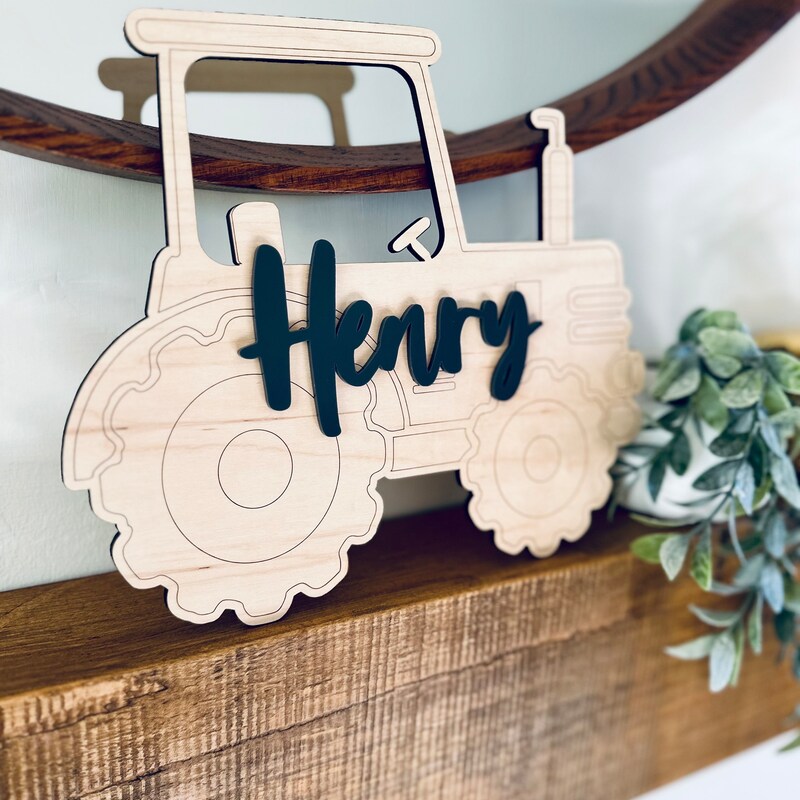 Tractor Door Hanger - Etsy