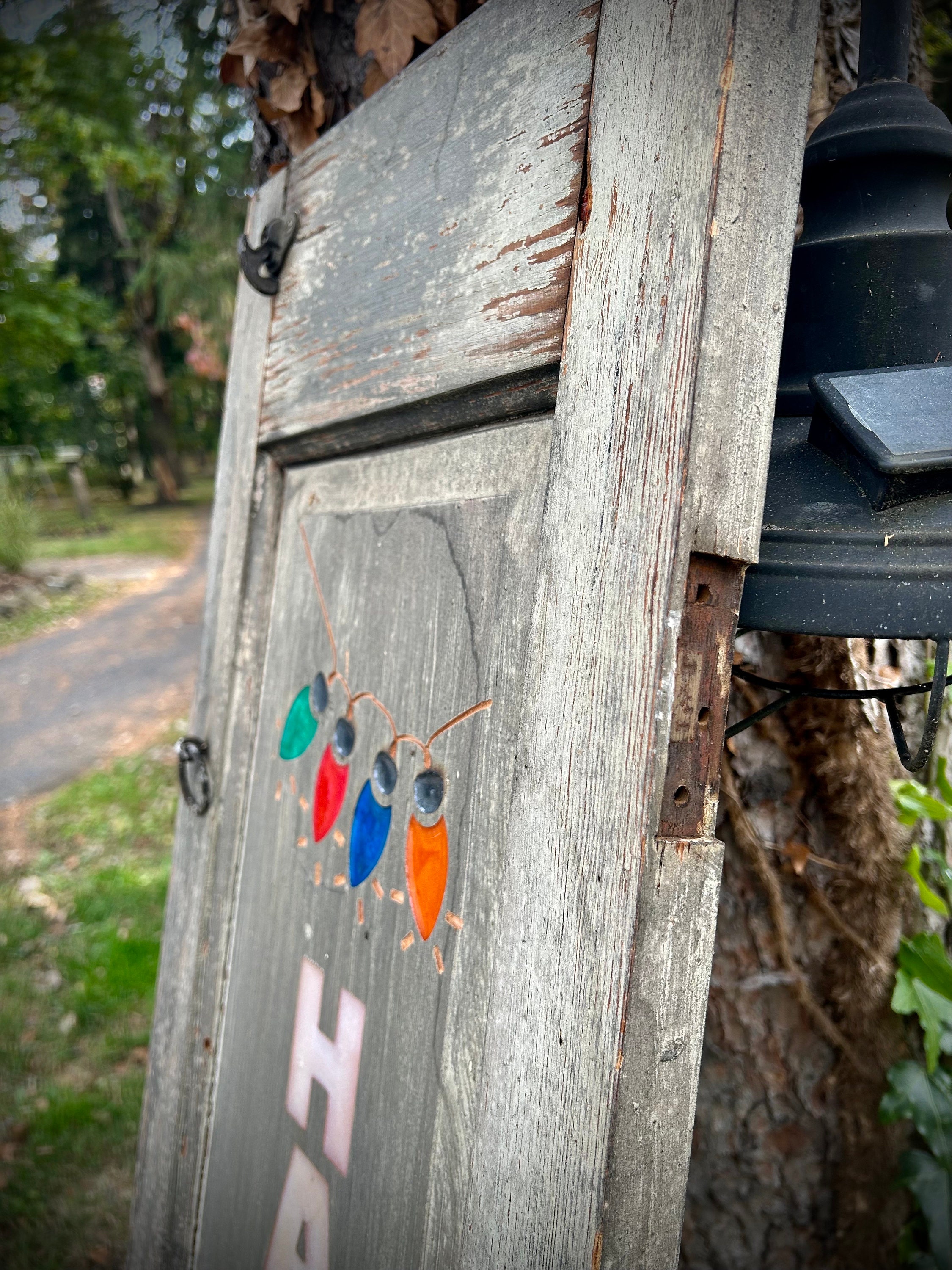 Authentic Wood Farmhouse Shutter Christmas Decorations- Happy Holidays ...