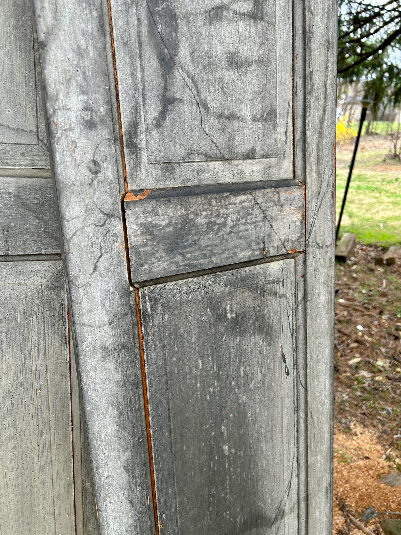 Antique Farmhouse Wood Shutters W/ Cast Iron Hinges – Custom CNC ...