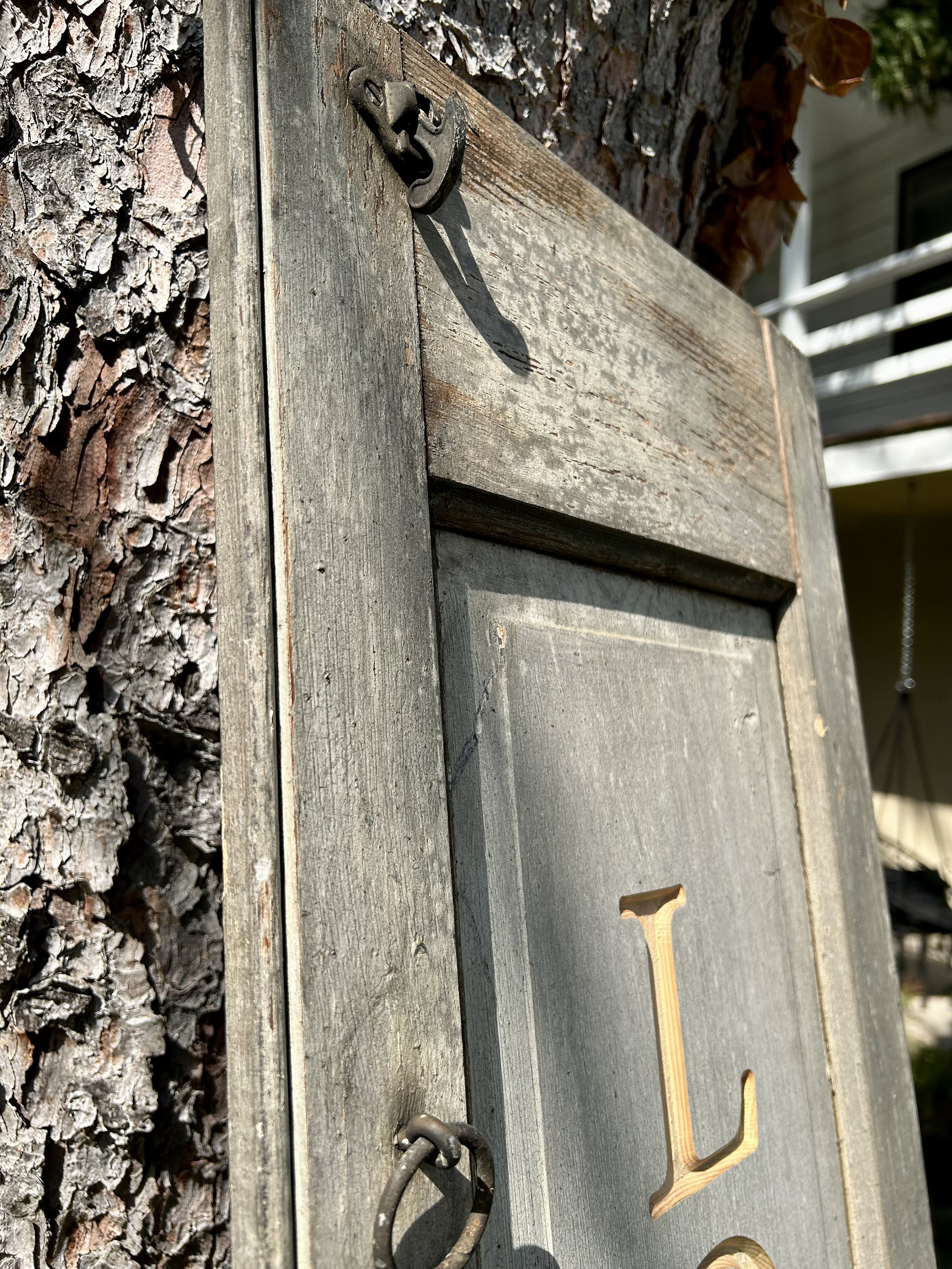 Old Solid Farmhouse Shutters, Rustic Shutters, Big Reclaimed Wood ...