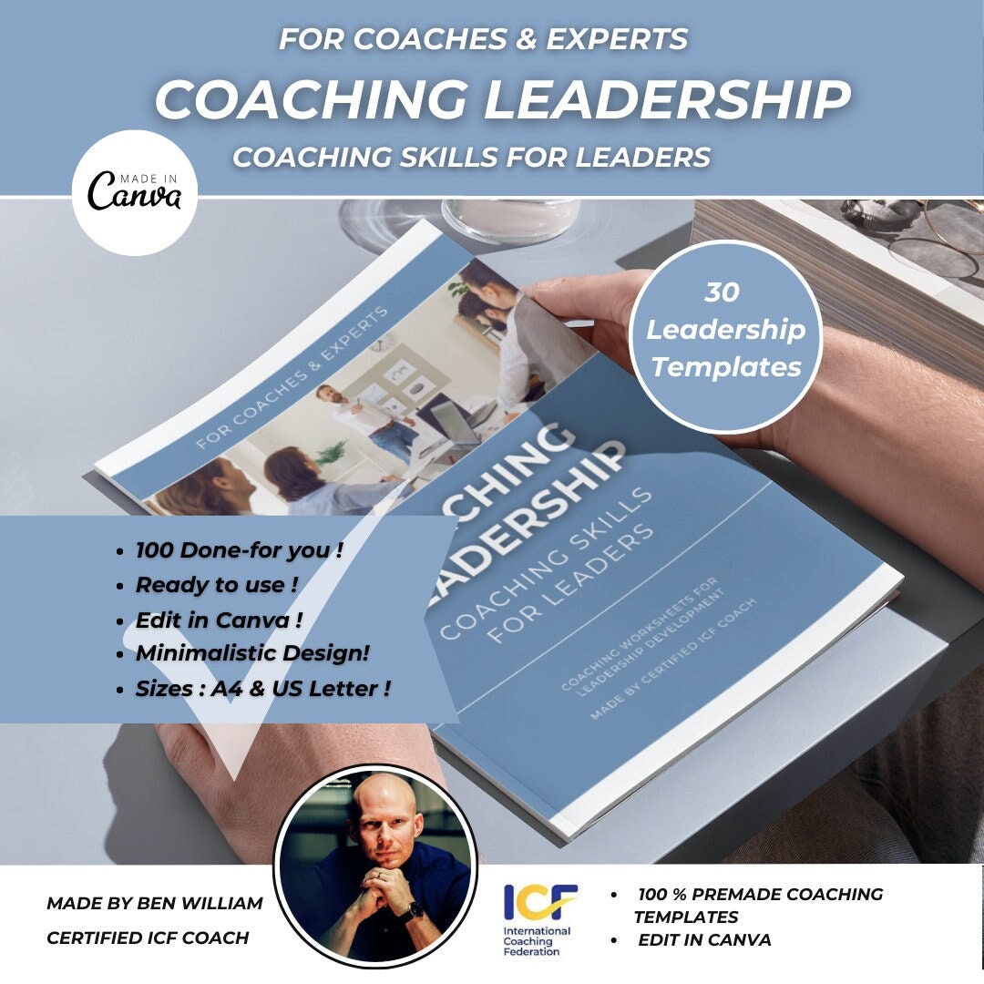 Coaching Leadership Template, Business Coaching Training, Leadership ...