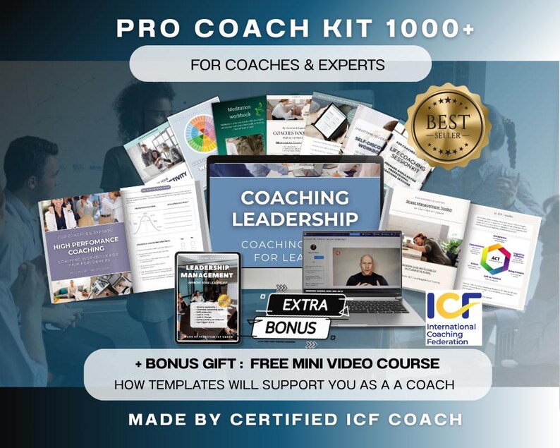 Pro Coaching 1000+ Coaching Bundle for Coaches, Canva Coaching ...