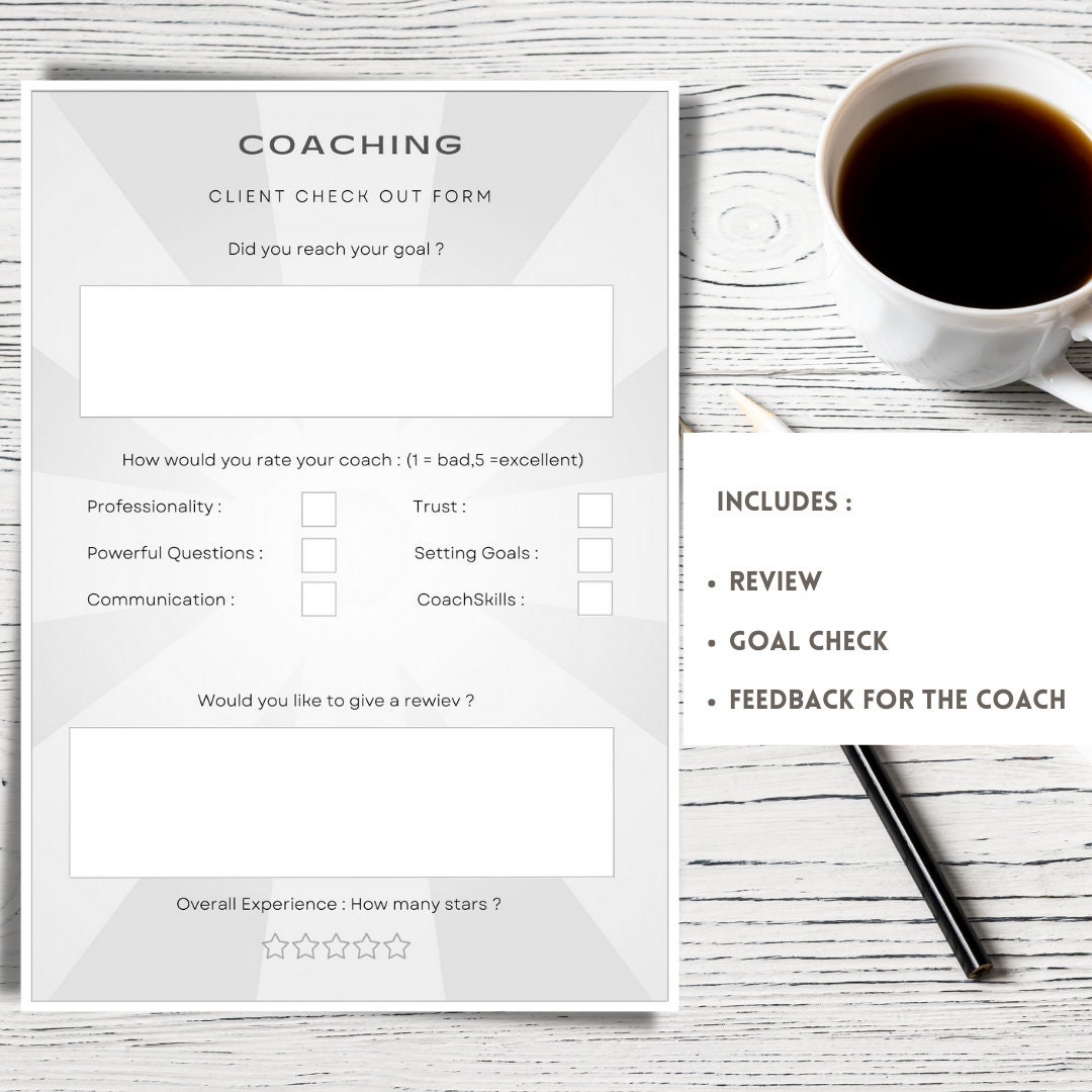 Coaching Intake Form,client Onboarding,client Log,coach Log,wheel of ...