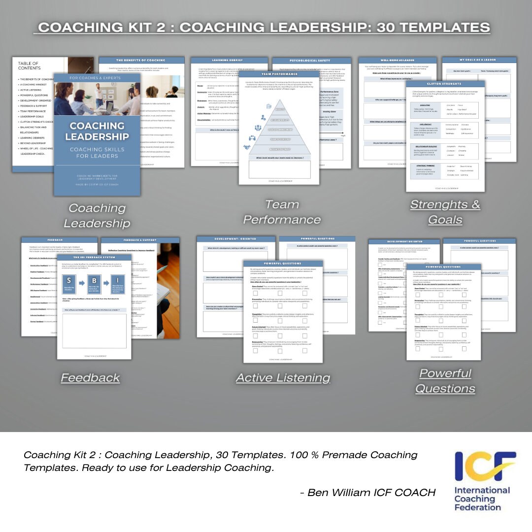 100 Leadership Coaching Template, Leadership Skill Training, Coaching ...