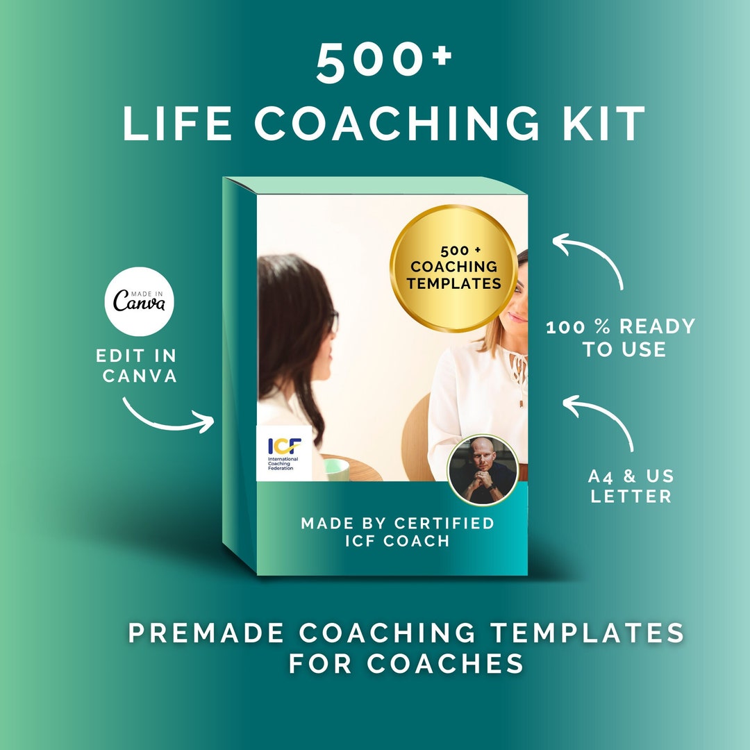 Life Coaching Business Template , Coaching Kit Worksheet, Editable ...