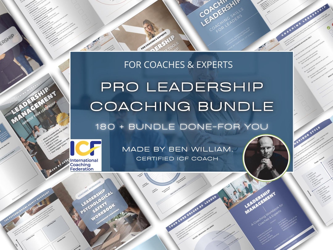 Leadership Coaching Bundle Leadership Training Coaching Canva Tools ...