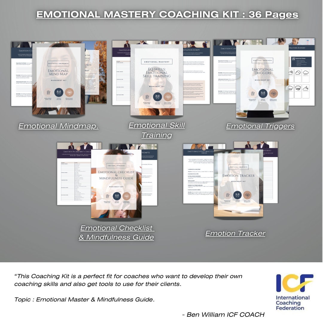 Therapy Workbook Printables, Coping Skills Canva Template, Mindfulness ...