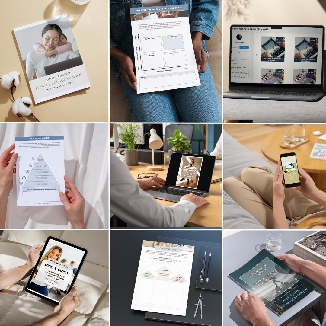 12-month Coaching Canva Template Membership, Whole Shop Bundle, Digital ...