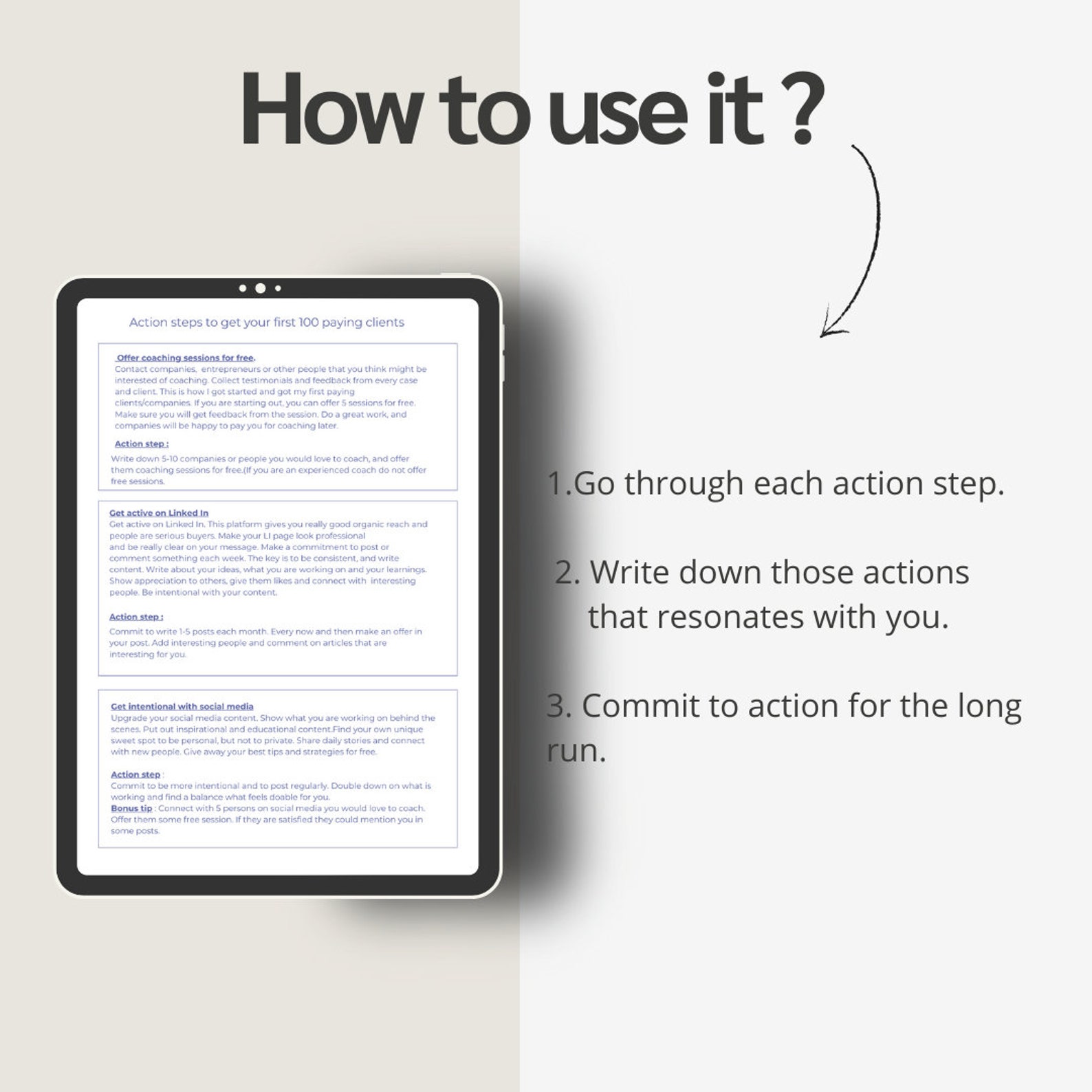 How to Get Coaching Clients, Action Steps for Getting Coaching Clients ...