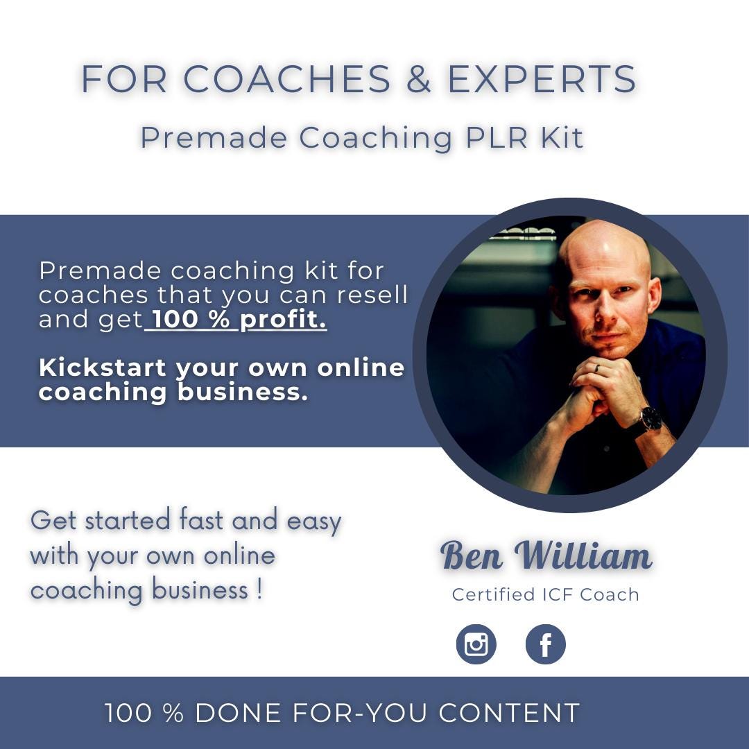Life Coach Brochure Canva Template, Coaching Business Information Guide ...