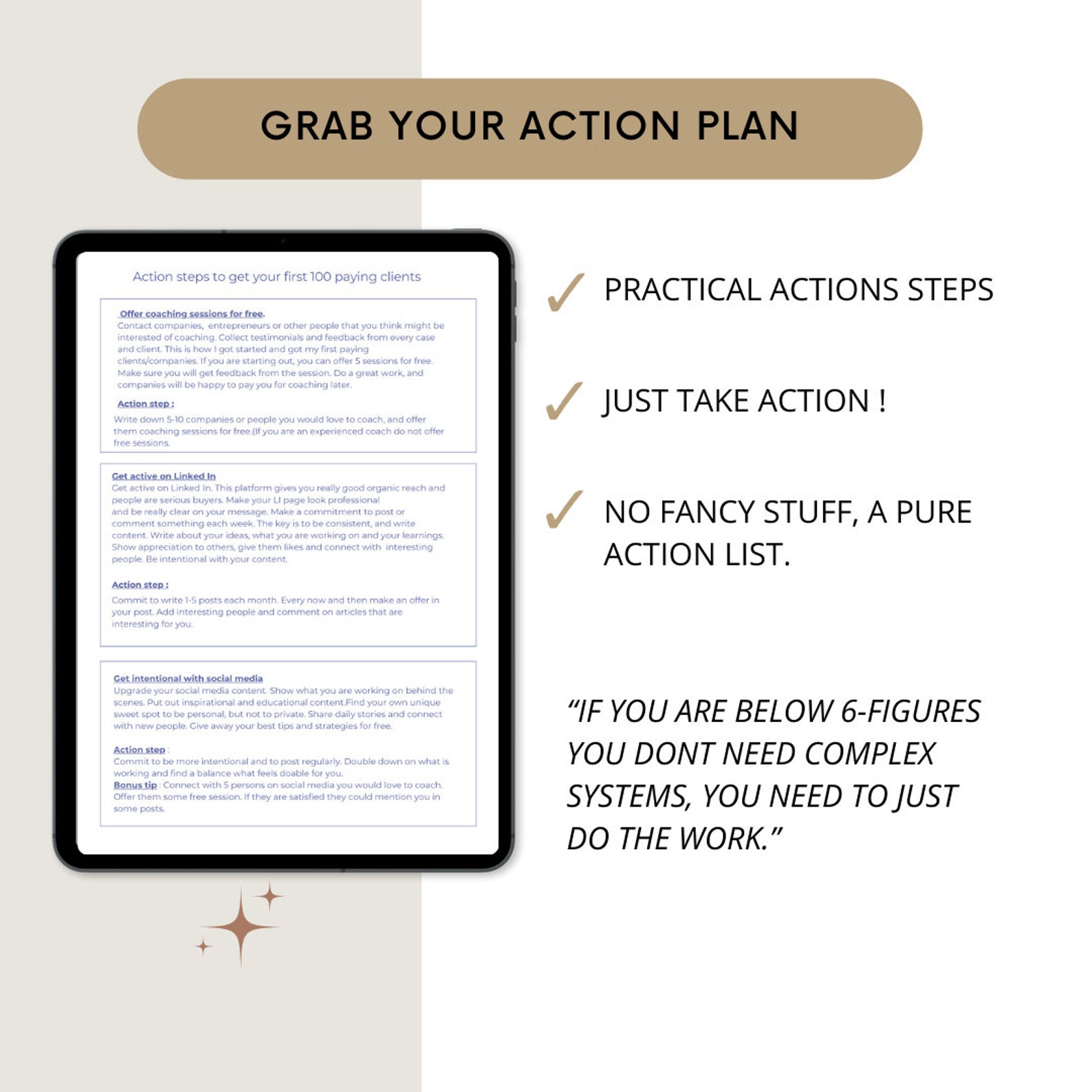 How to Get Coaching Clients, Action Steps for Getting Coaching Clients ...