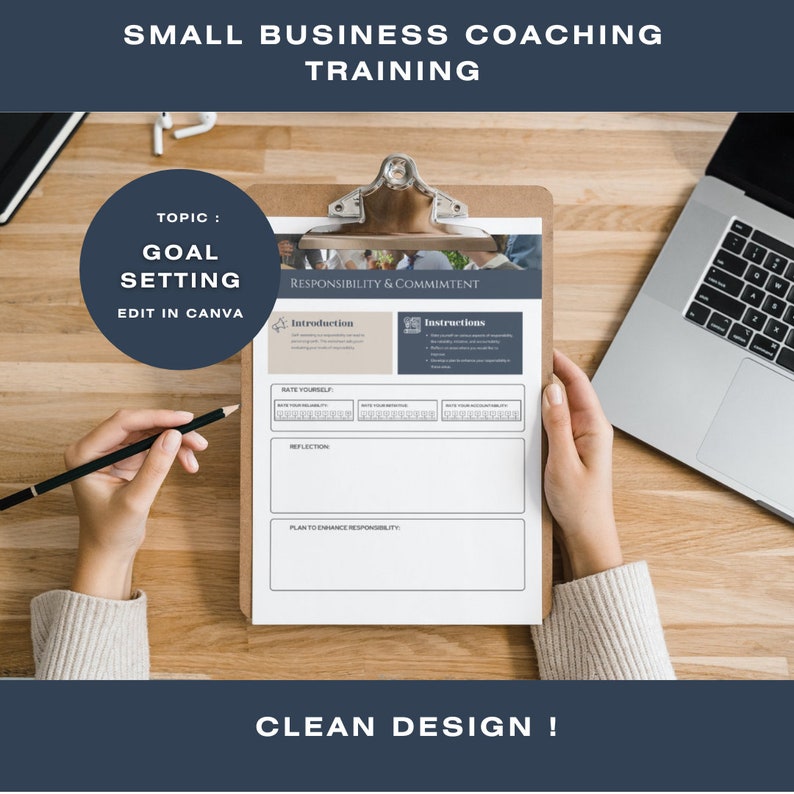 Goal Setting Coaching Planner Canva Worksheet,career Coaching ...