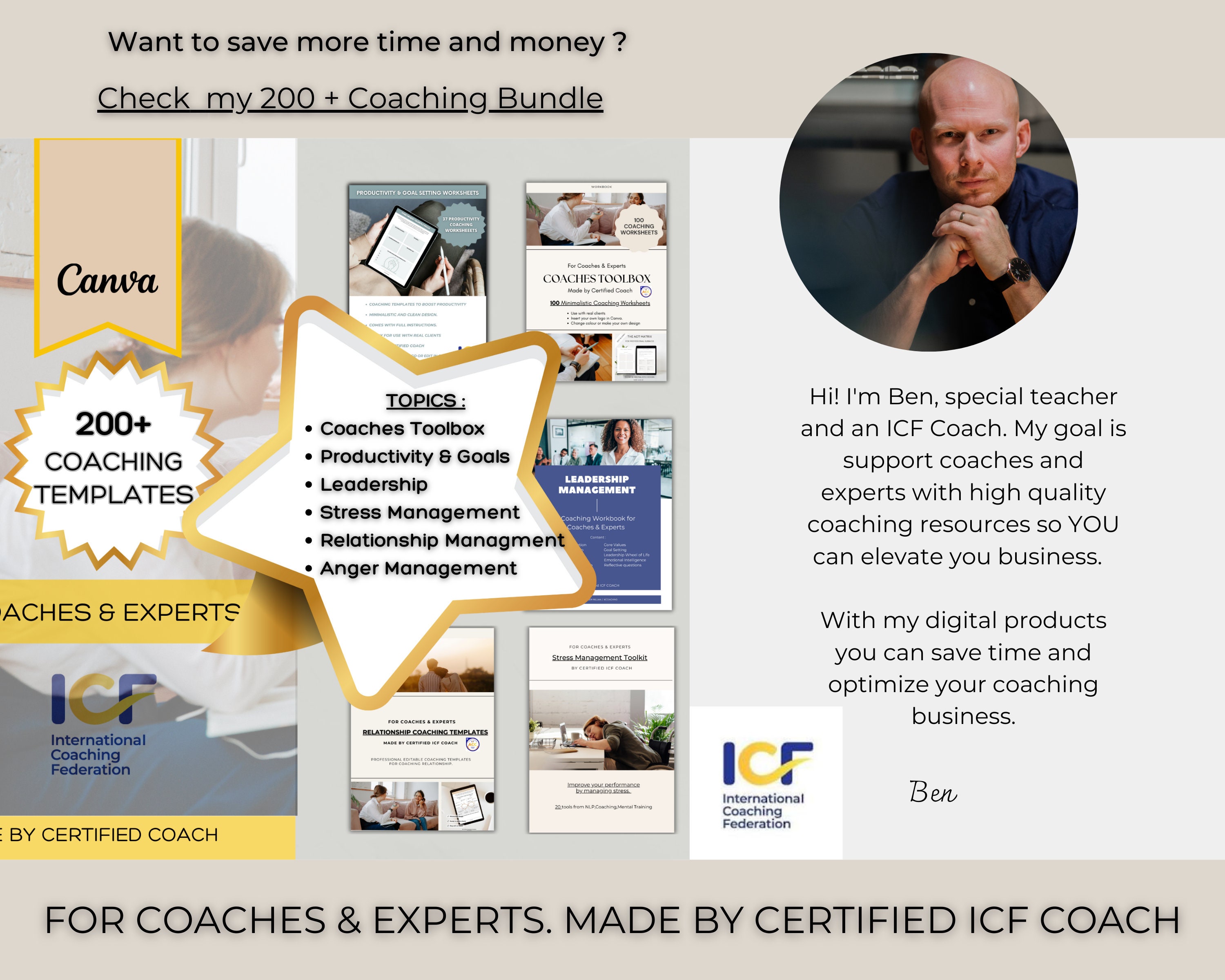 Coaching Session Template, Life Coaching Toolkit Course , Premade ...