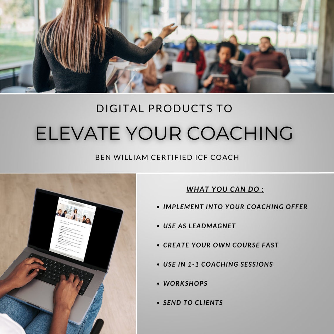 Leadership Coaching Template Kit, Coaching Leaders Worksheet ...